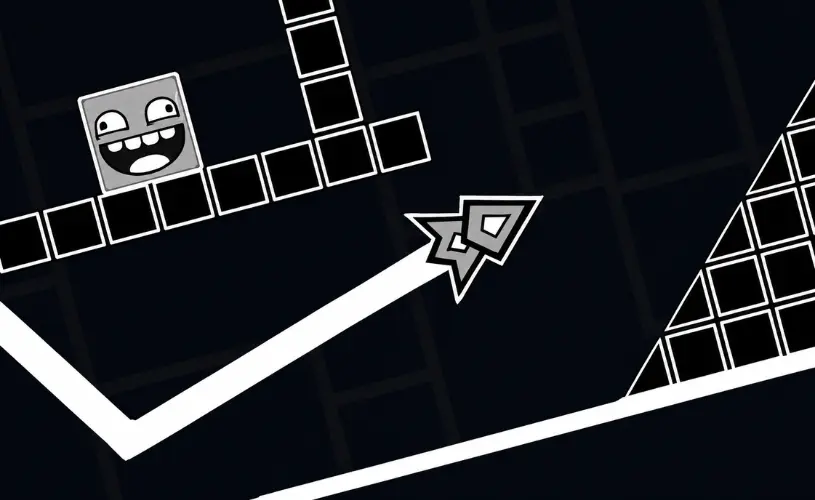 Geometry Dash Black Line - Play Online On Geo Dash